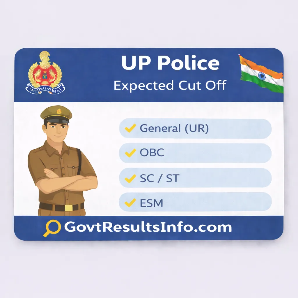 UP Police Cut Off 2026: Category Wise Expected Cut Off & Safe Score for ...