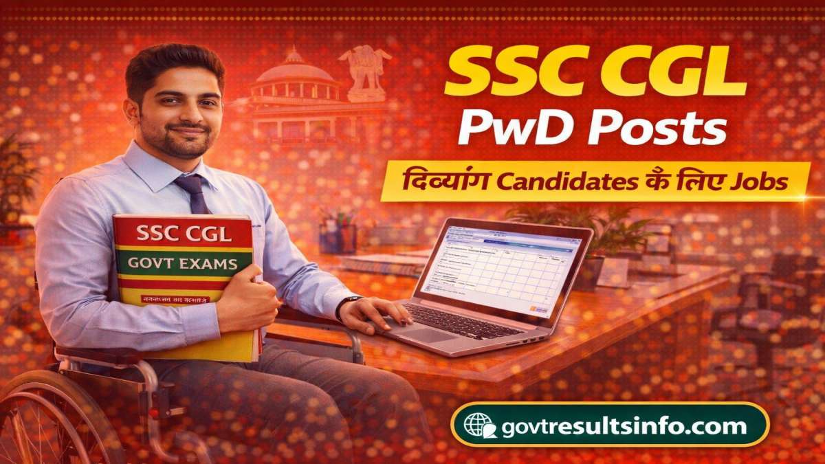 SSC CGL Posts for PwD Candidates 2026: Eligibility, Scribe Rules ...