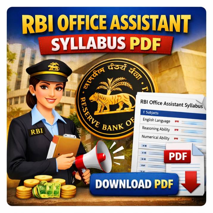 RBI Assistant Syllabus 2026: Official PDF for Prelims & Mains